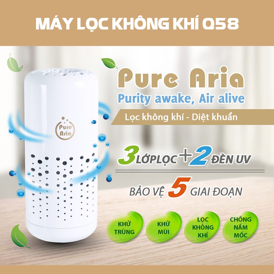 Máy Lọc Không Khí AIRQ Pure Aria Q582 Nhập Khẩu Chính Hãng | Shopee Việt Nam