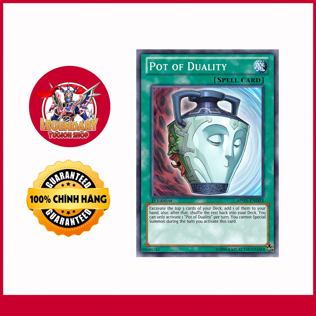 [Thẻ Bài Yugioh Chính Hãng] Pot of Duality | Shopee Việt Nam