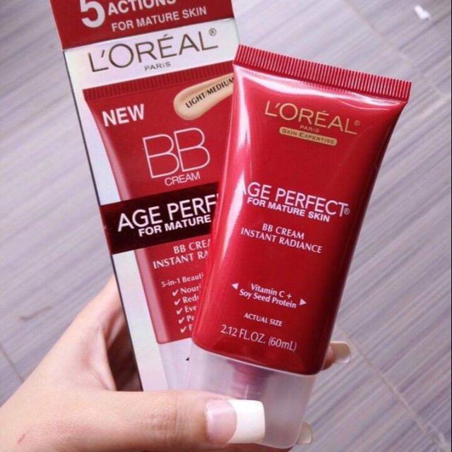 Kem Nền BB Cream Loreal AGE PERFECT INSTANT RADIANCE | Shopee Việt Nam