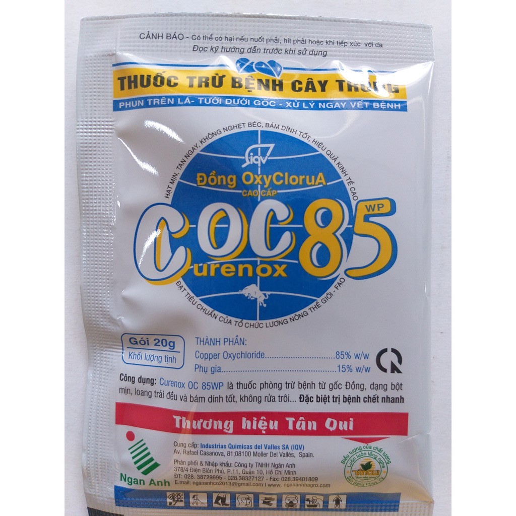 Thuốc trừ nấm - diệt vi khuẩn COC85 WP - 10gr | Shopee Việt Nam