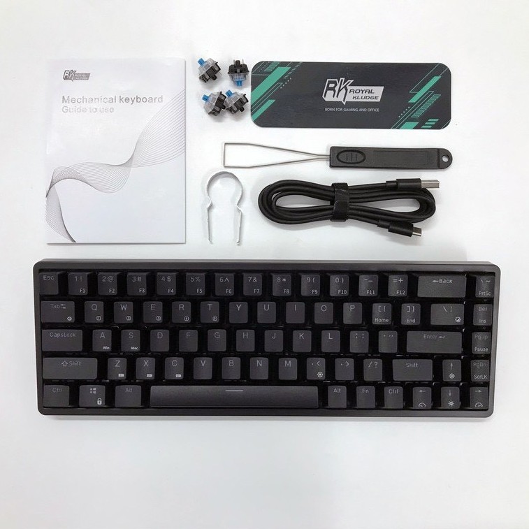 RK G68 RGB HOTSWAP - Bàn phím cơ không dây Royal Kludge RK G68 ...