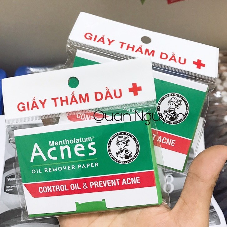 Giấy thấm dầu Acnes Oil Remover Paper Bịch 100 tờ Hàng Chính Hãng ...