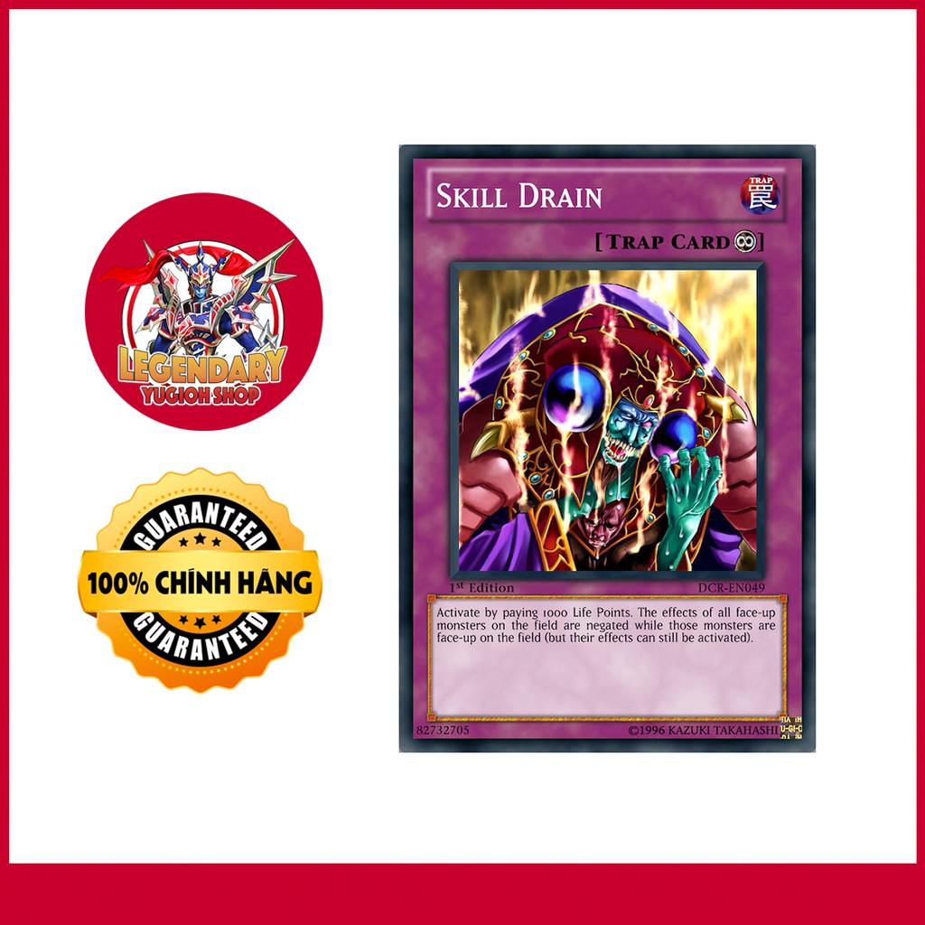[Thẻ Bài Yugioh Chính Hãng] Skill Drain | Shopee Việt Nam