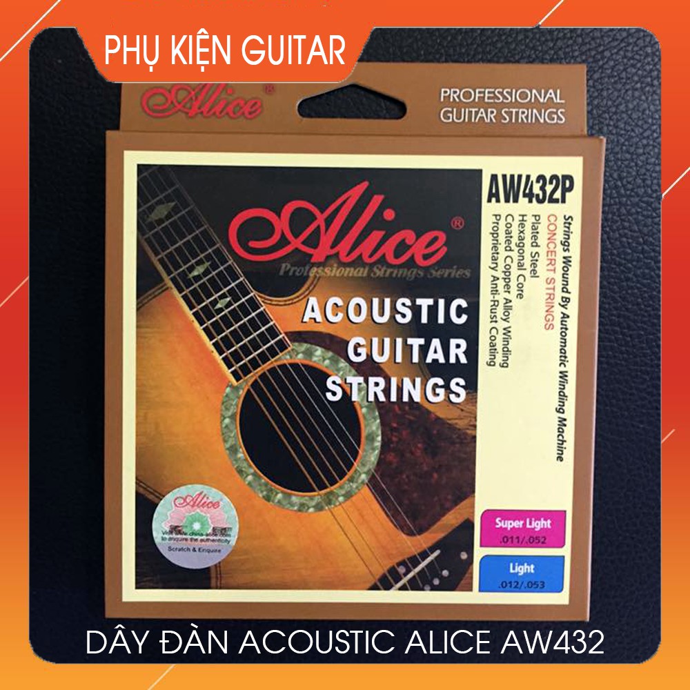 Dây đàn Guitar Acoustic Alice AW432 | Shopee Việt Nam