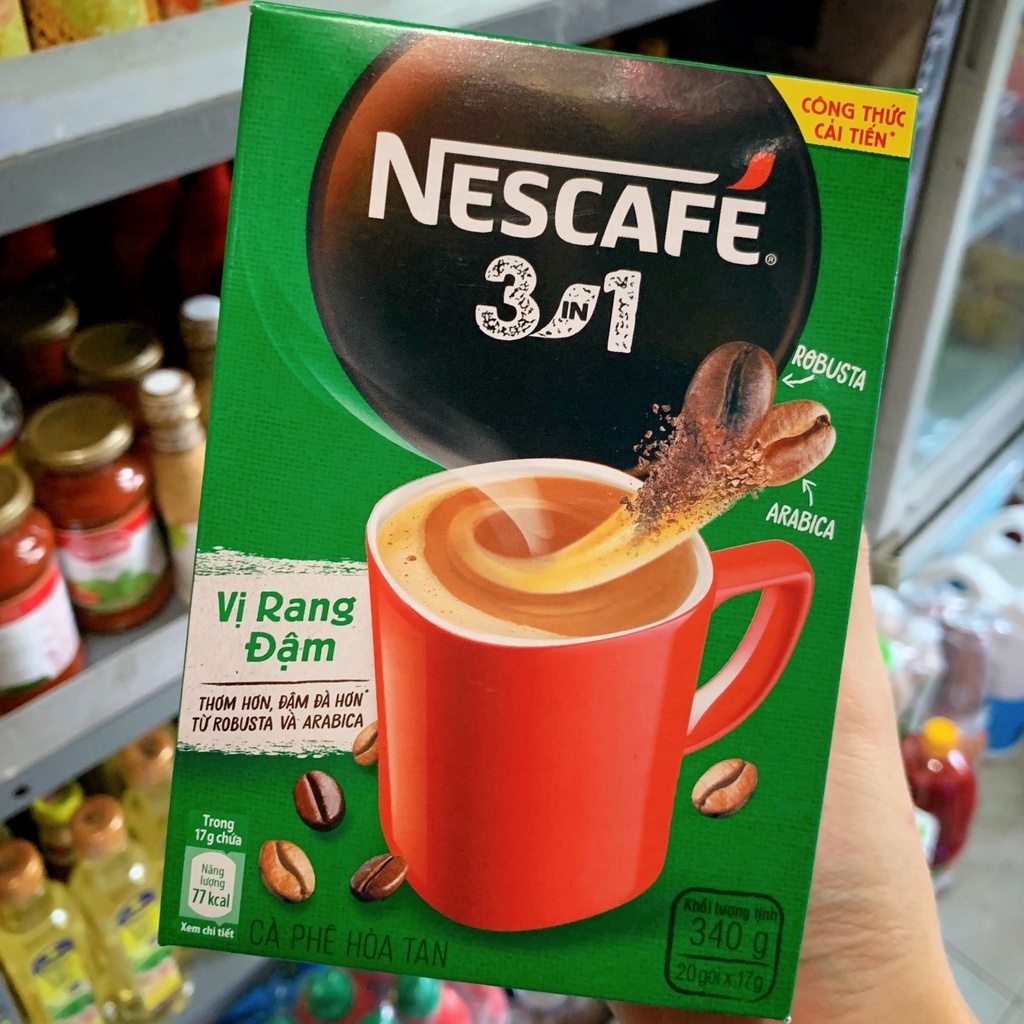 Cà Phê Nescafe 3in1 Hộp 340g (20 gói x 17g) | Shopee Việt Nam