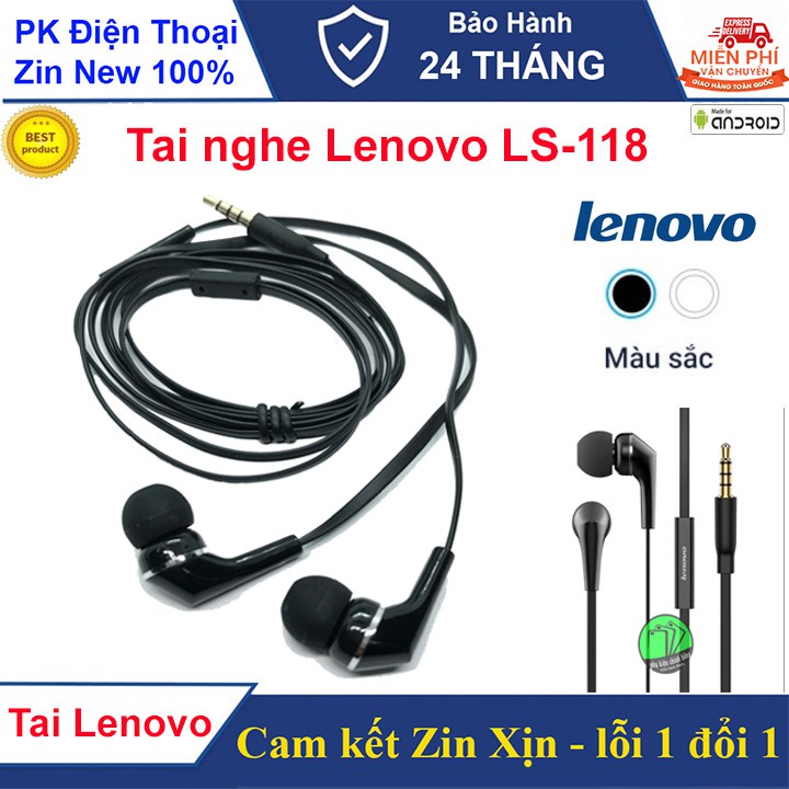 Tai nghe Lenovo LS-118 Jack 3.5mm | Shopee Việt Nam