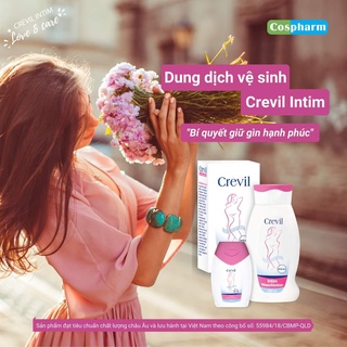 Dung dịch vệ sinh phụ nữ Crevil Intim Waschlotion, hỗ trợ dưỡng ẩm, làm ...