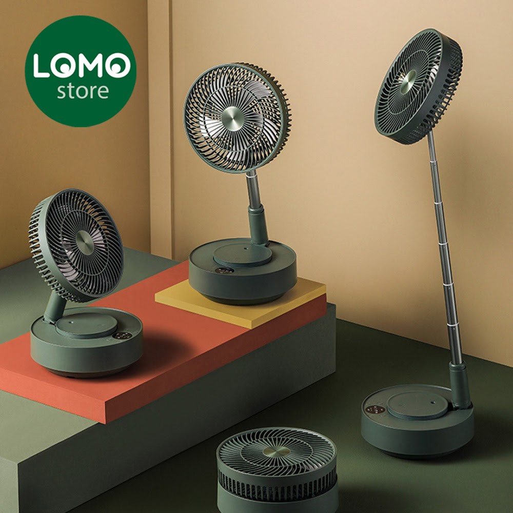 Quạt tích điện thông minh EDON E908, pin 8.000 mAh, gấp gọn, có phun sương (hàng Xiaomi phân ...