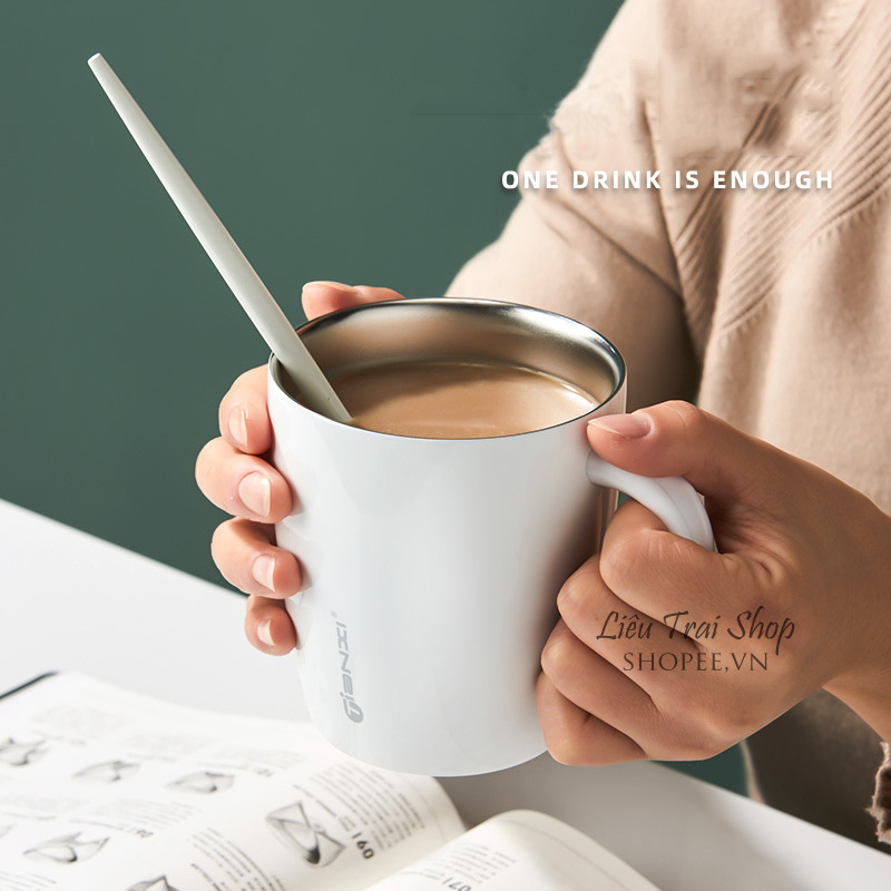Ly giữ nhiệt cốc giữ nhiệt ly cà phê cốc cà phê inox 304 380 ml tianxi | Shopee Việt Nam