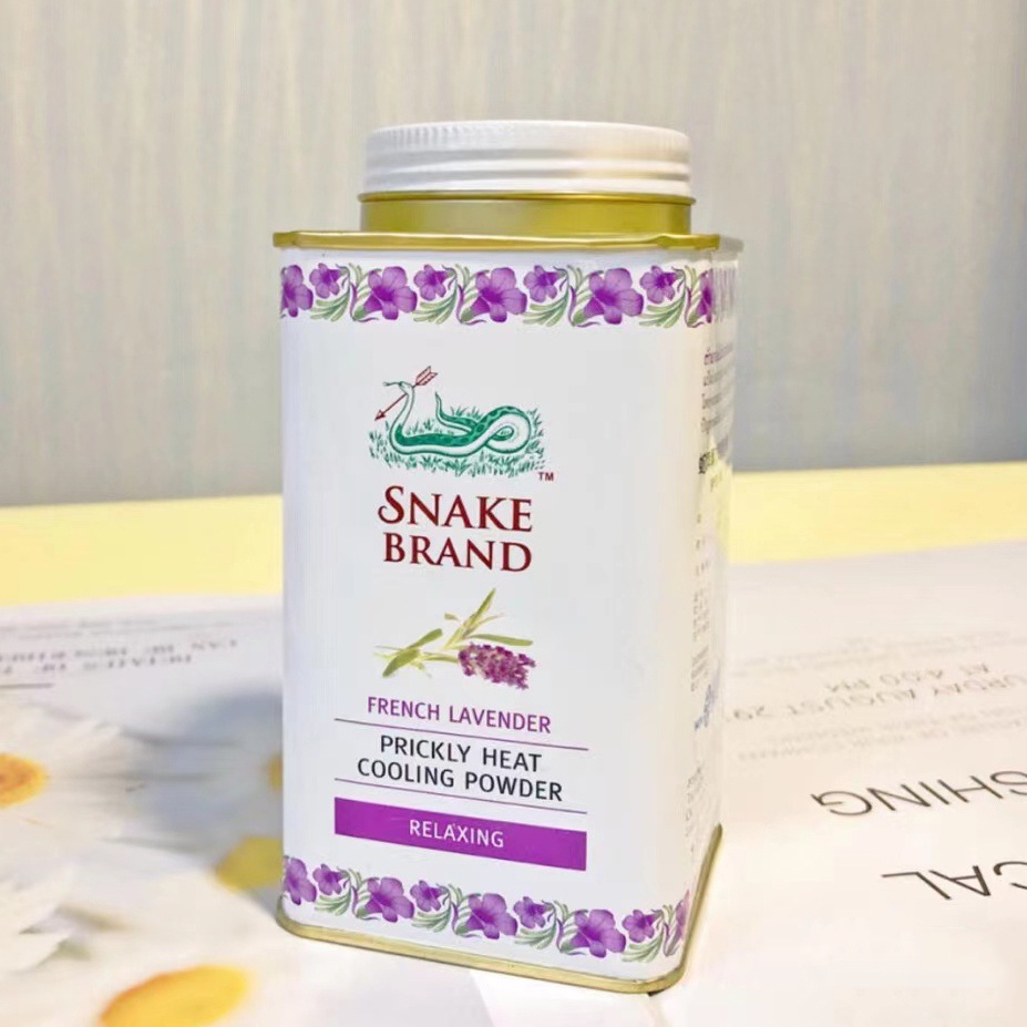 Phấn lạnh khử mùi nam/nữ Snake Brand Prickly Heat Cooling powder Thái ...