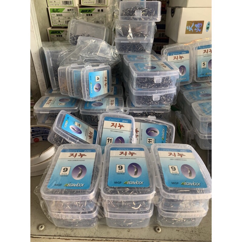 Lưỡi Chinu Ring hộp xanh cao cấp chuyên câu các loại cá nhỏ đến lớn ...