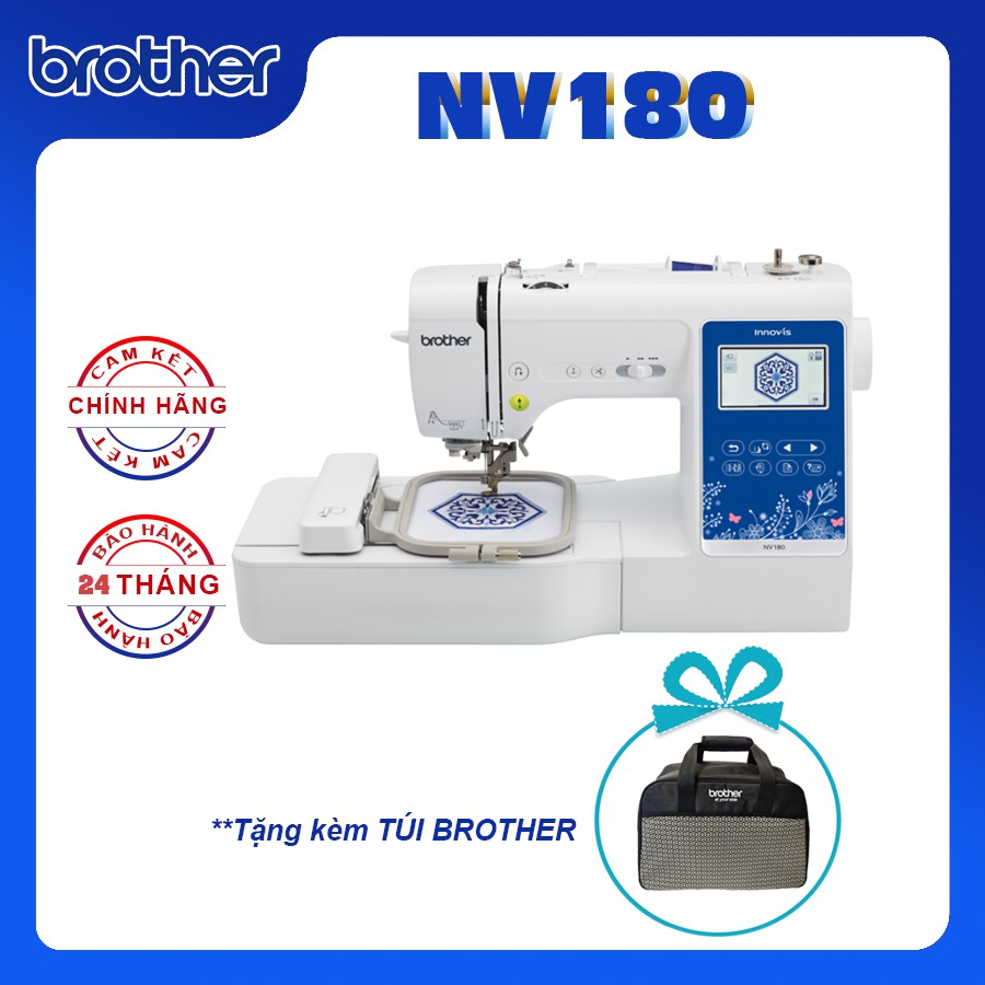 [CHÍNH HÃNG] Máy May và Thêu Điện Tử Brother NV180 | Shopee Việt Nam