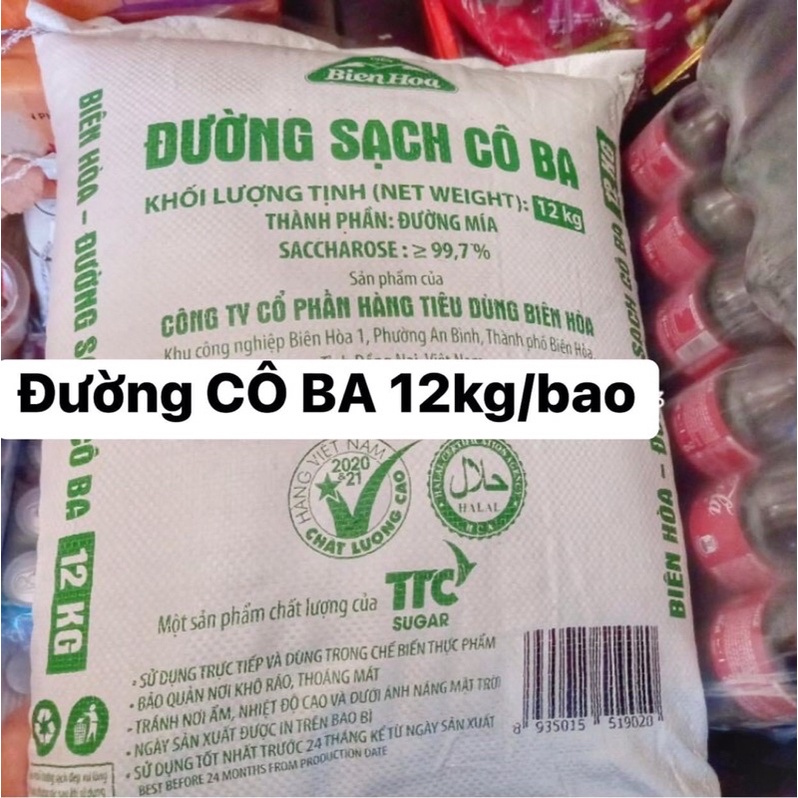 ĐƯỜNG SẠCH CÔ BA BAO 12kg | Shopee Việt Nam