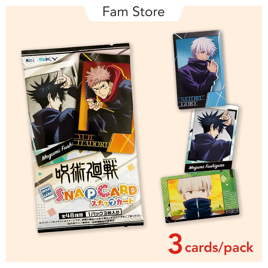 Pack thẻ Jujutsu Kaisen Snapmide | Shopee Việt Nam