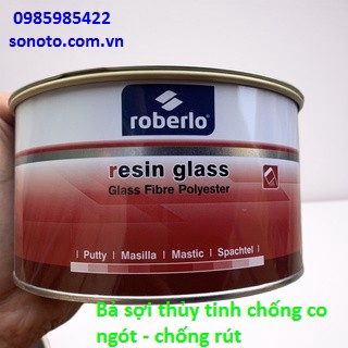 Bột trét, Bột bả, Bả đắp chống rút sợi thuỷ tinh cao cấp ROBERLO TÂY BAN NHA ( Sơn oto xe máy) 1 ...