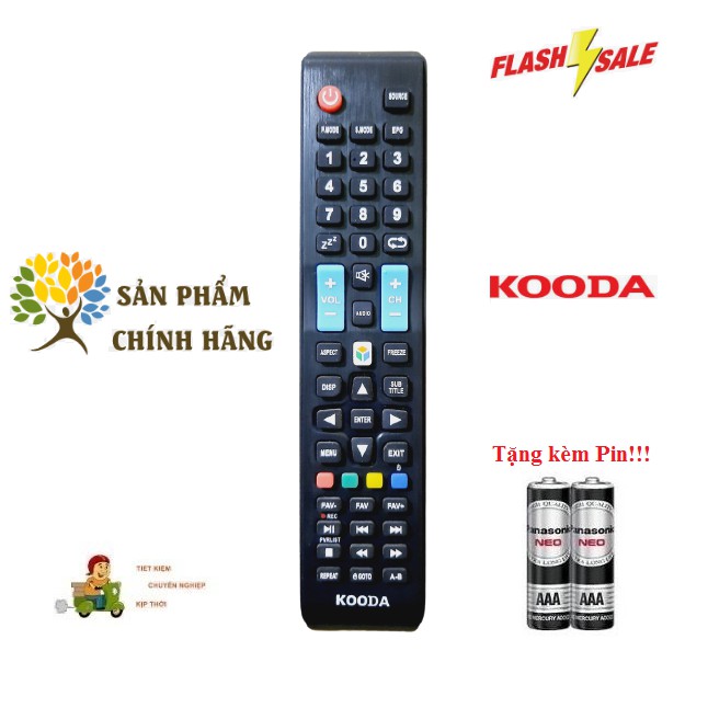 ĐIỀU KHIỂN TIVI KOODA DÙNG CHO CÁC MÃ LED/LCD/SMART TV INTERNET- HÀNG CHÍNH HÃNG,MỚI 100% TẶNG ...