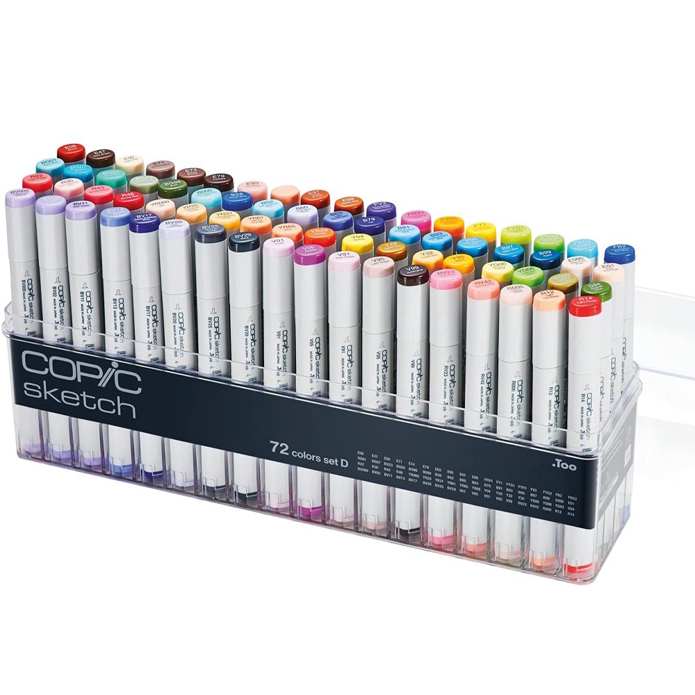 Marker Copic Classic Set D bản quốc tế 72 màu (HÀNG ORDER) | Shopee ...