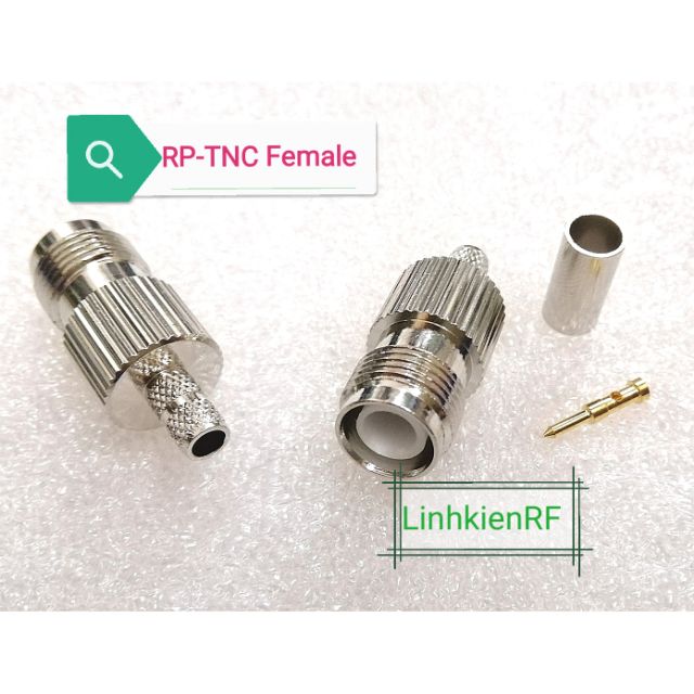 Đầu jack RP-TNC Female cao tần dùng cho cáp rg58 rg142 | Shopee Việt Nam