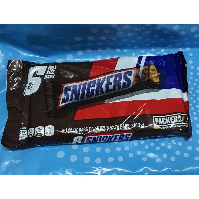 Chocolate Snickers gói 6 thanh. | Shopee Việt Nam