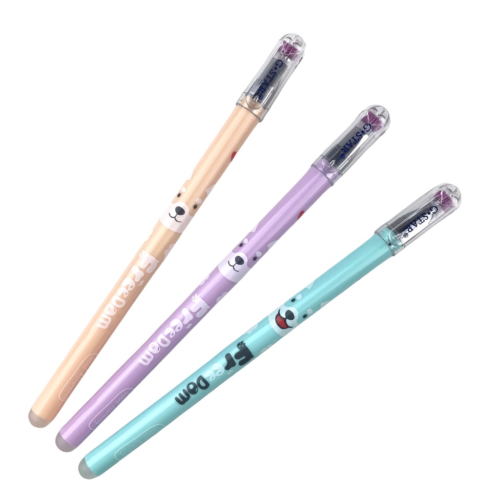 [Lẻ 1 cây] Bút viết gel tẩy xoá được Gstar ER-01 / ER01 mực xanh / tím ngòi 0.5mm | Shopee Việt Nam