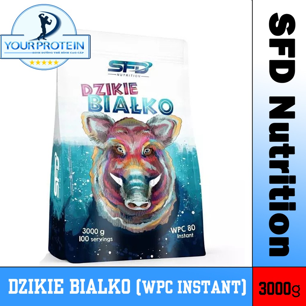 SFD - Sữa Whey Protein Dzikie Bialko - 3kg | Shopee Việt Nam