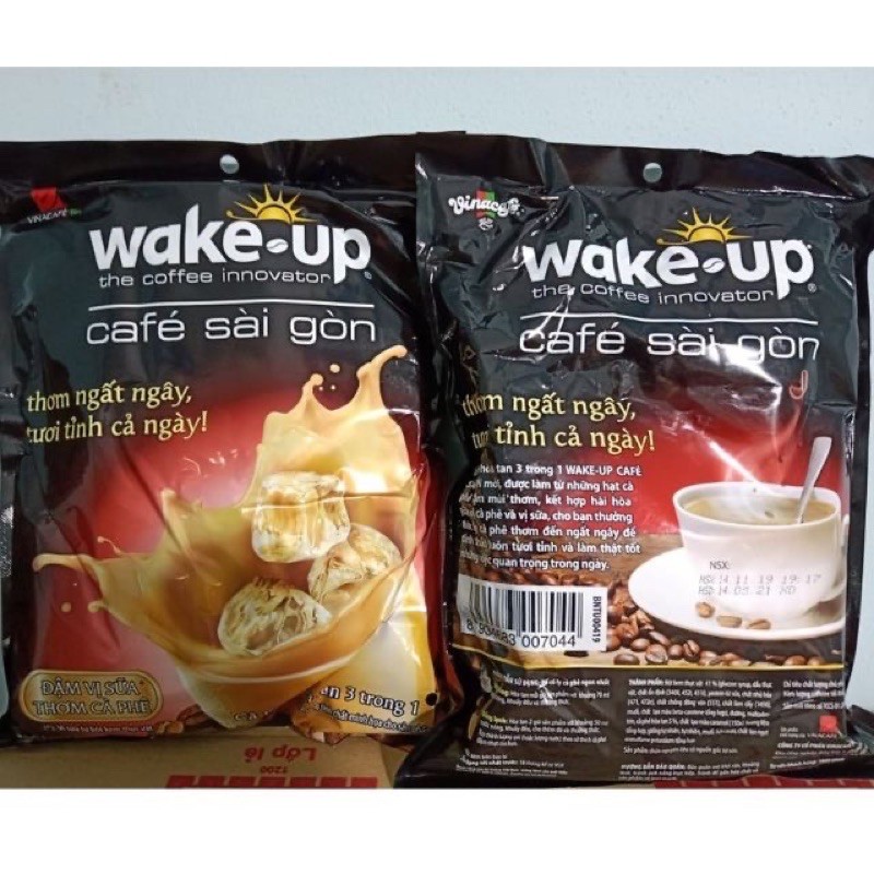 cà phê sài gòn wake up ( 24 gói x 19g ) | Shopee Việt Nam