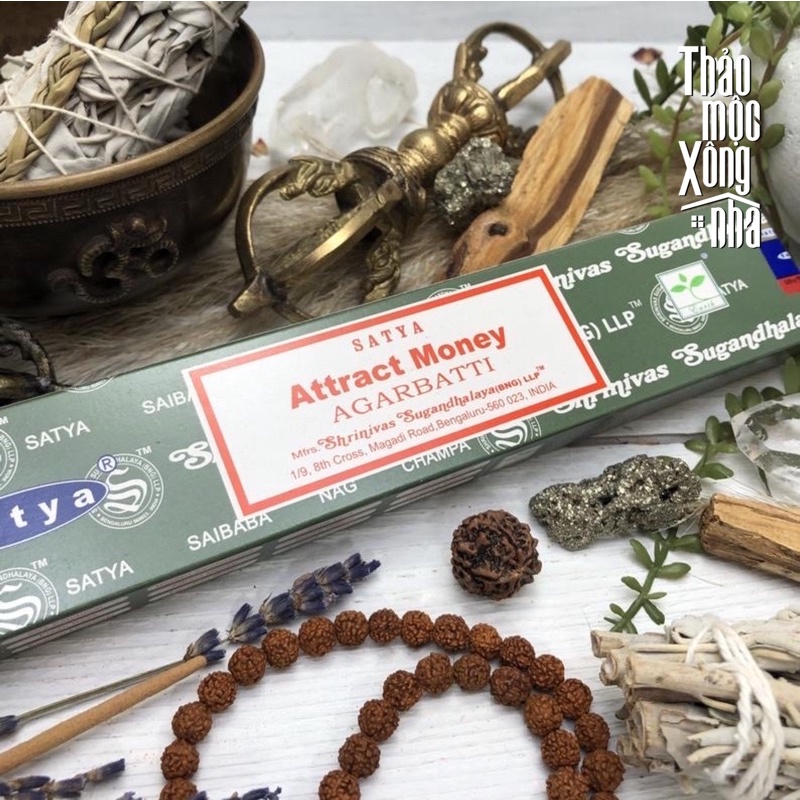 Satya ATTRACT MONEY – Mùi hương mở vận tài chính - Thảo Mộc Xông Nhà ...