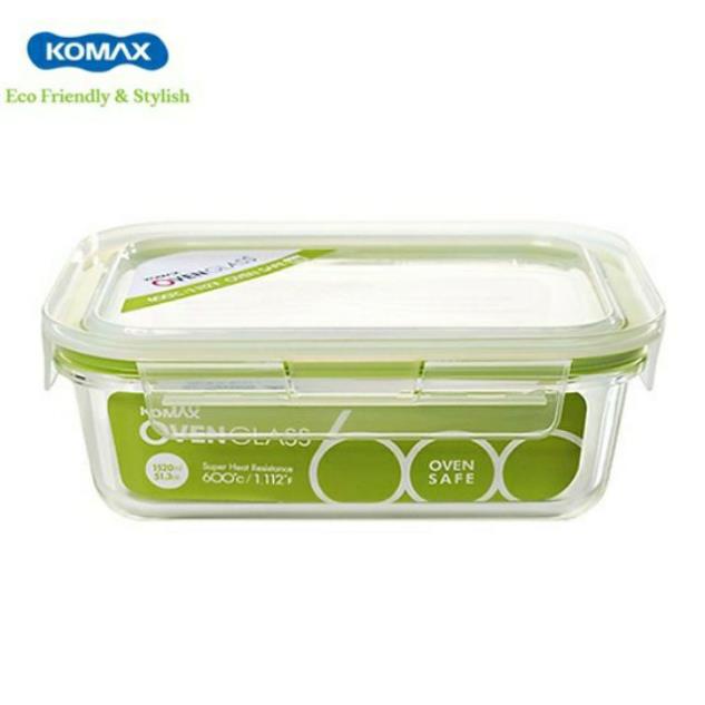 (KOMAX) Hộp thủy tinh chữ nhật 1.52L Komax OvenGlass Chịu Nhiệt, [Xuất Xứ Hàn Quốc], dùng cho lò ...