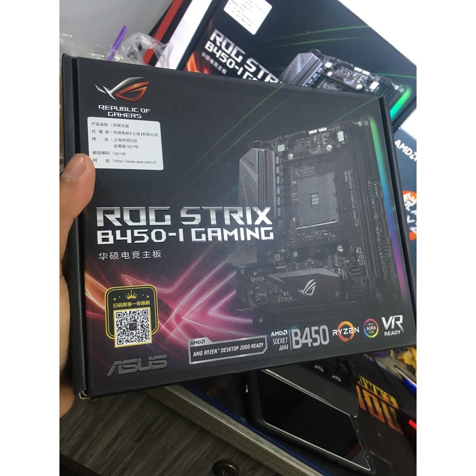 Bo mạch chủ Mainboard ASUS ROG Strix B450I Gaming | Shopee Việt Nam