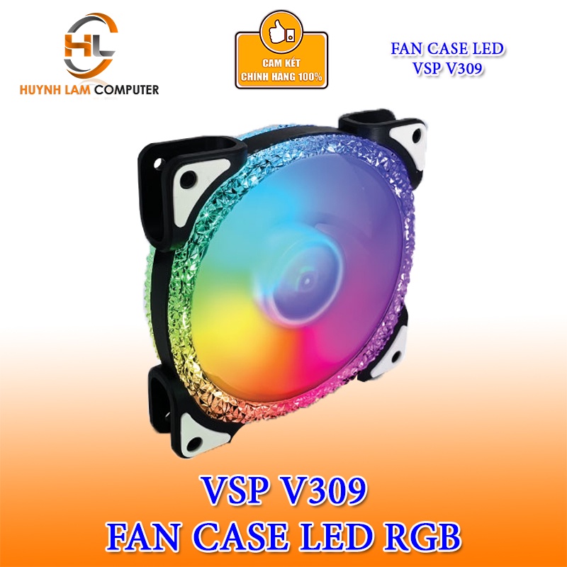 Fan Case 12cm VSP V309 LED RGB (không đồng bộ Hub) - Quạt tản nhiệt | Shopee Việt Nam