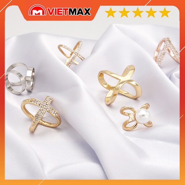 Khuy Cài Khăn Quàng Cổ Lụa, Kẹp Giữ Khăn Thắt Tạo Kiểu Nhanh Chóng ...