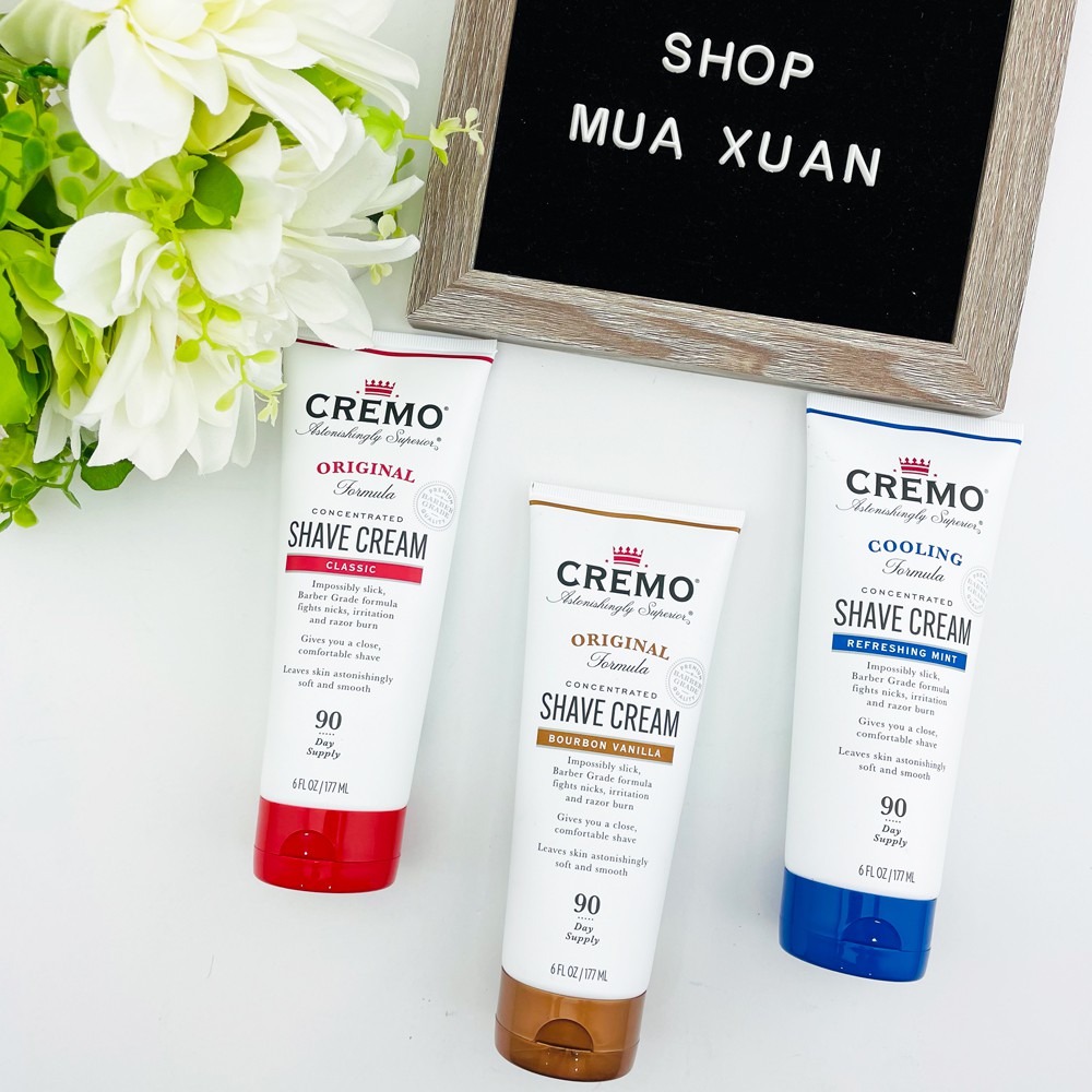 Kem cạo râu Cremo Shave Cream nhiều mùi, 177ml | Shopee Việt Nam