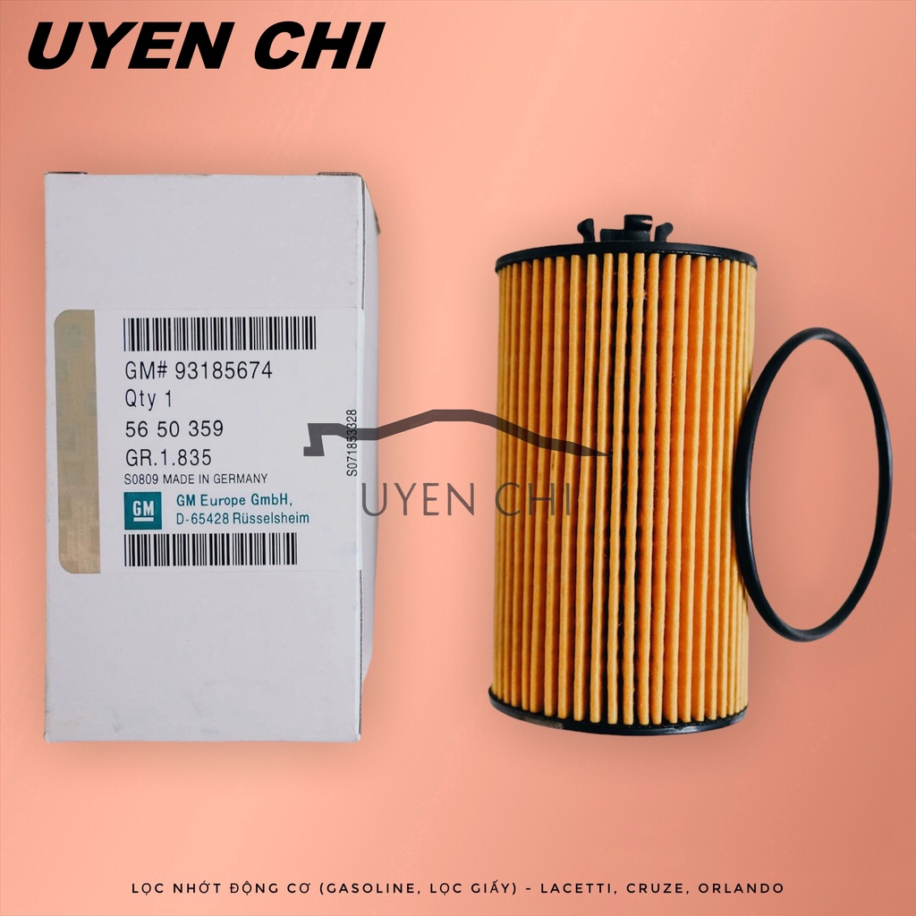 Lọc nhớt, lọc dầu động cơ dùng cho xe Cruze(2010-2021), Lacetti(10-21 ...