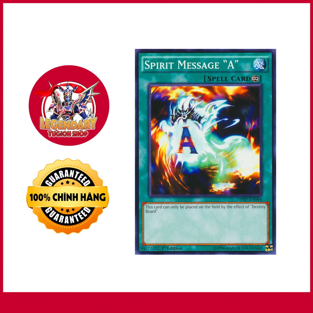 [Thẻ Bài Yugioh Chính Hãng] Spirit Message A | Shopee Việt Nam