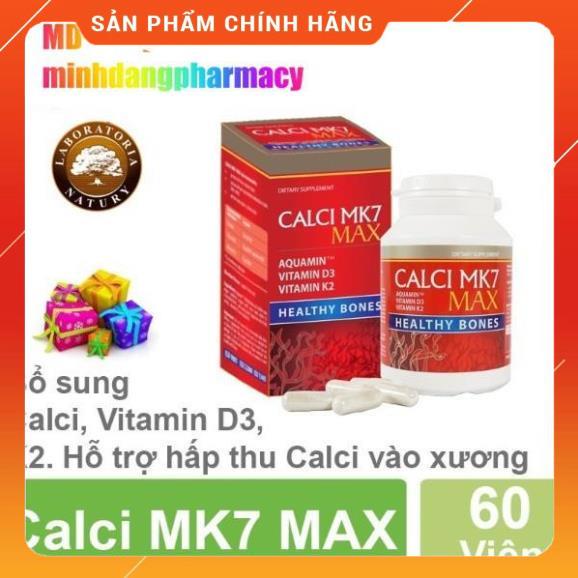 Calci MK7 Max. Canxi tảo đỏ, giúp bổ sung canxi, vitamin d3 k2 cho bà bầu, tăng chiều cao cho bé ...