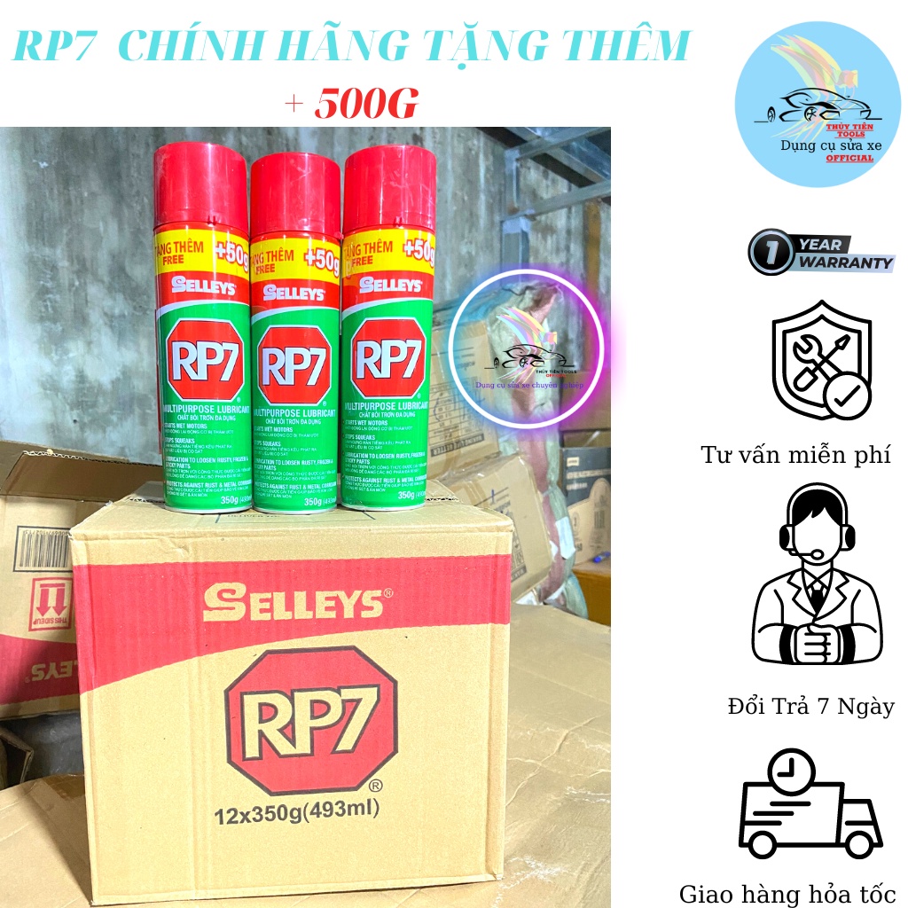 RP7 chai xịt rỉ sét và bôi trơn kim loại 350g chính hãng | Shopee Việt Nam