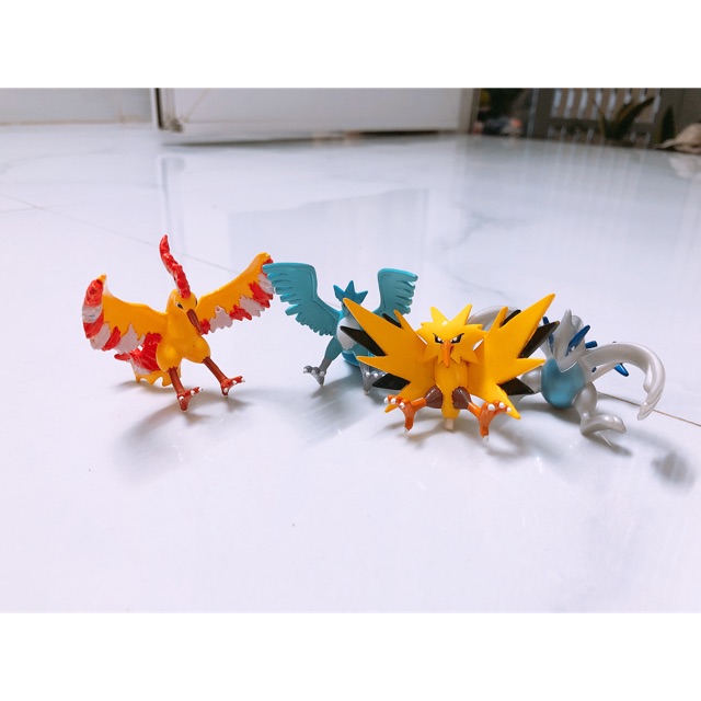 Set mô hình tĩnh Pokemon Legendary Birds chim huyền thoại | Shopee Việt Nam