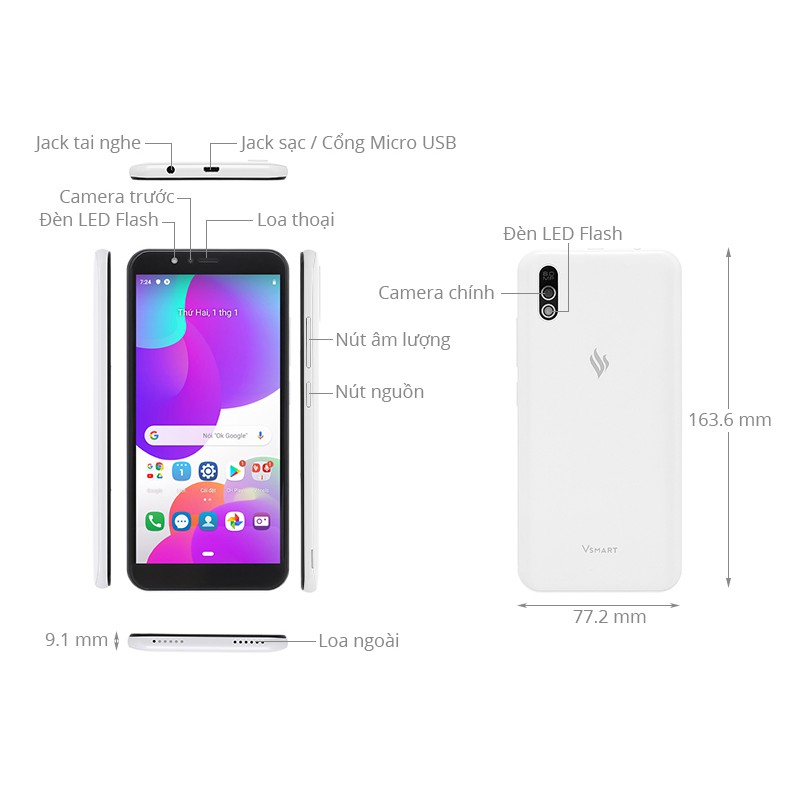 Điện thoại Vsmart Bee 3 - Hàng chính hãng | Shopee Việt Nam