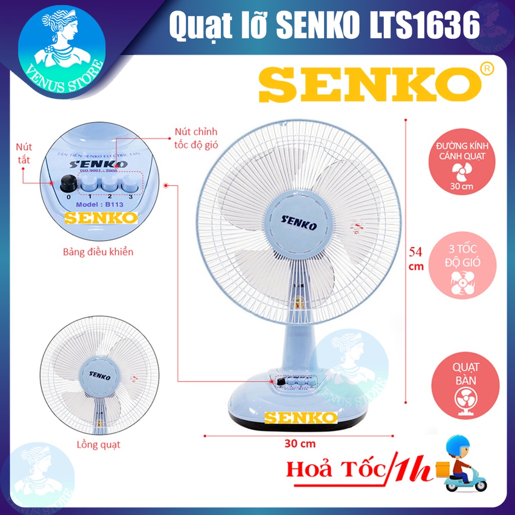 Quạt Điện Đứng Senko L1638 - Quạt cây Senko quạt lỡ LTS1636 - QUẠT ...