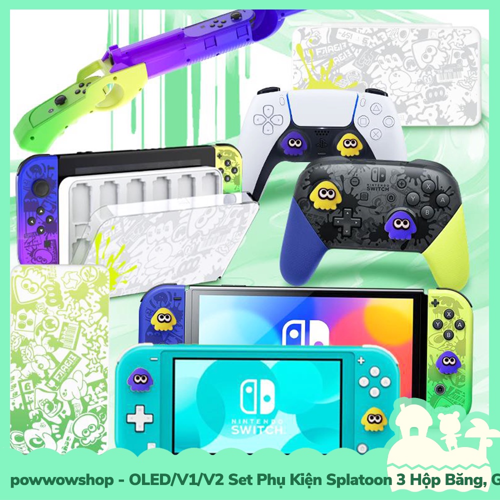[Sẵn VN - Hỏa Tốc] Oled/V1/V2 Set Phụ Kiện Hộp Băng, Giá Đỡ, Case Dock ...