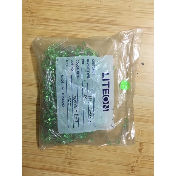Đèn LED 3mm của hãng LiteOn màu xanh - đỏ | Shopee Việt Nam