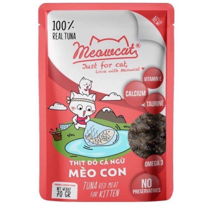 Pate MEOWCAT 70g thức ăn cao cấp Cho mèo | Shopee Việt Nam