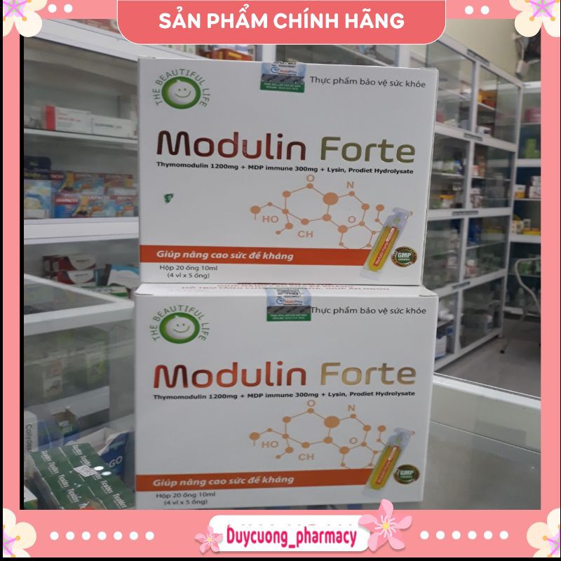 Siro uống MODULIN FORTE tăng đề kháng, giúp bé ăn ngon, ngủ ngon (Hộp ...