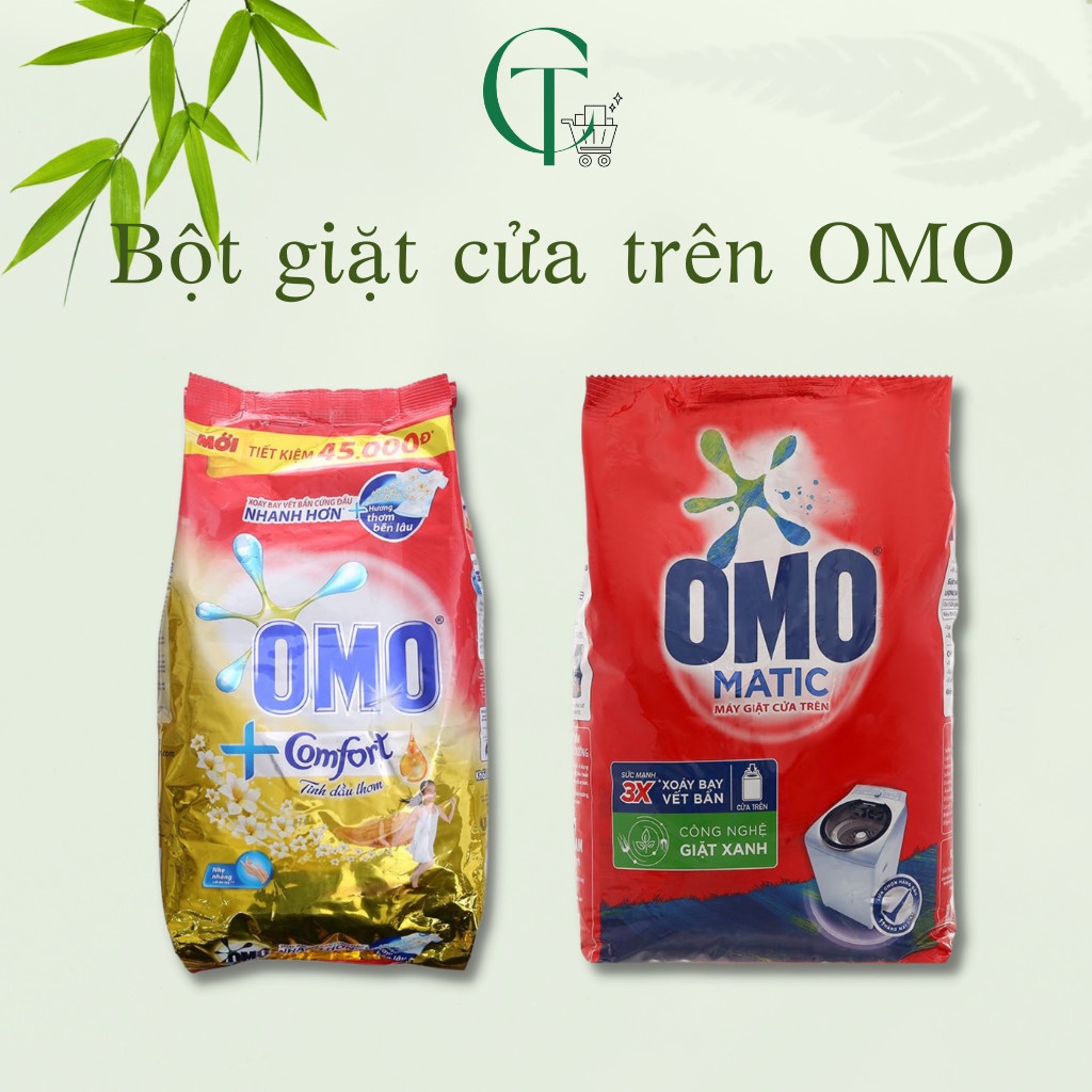 Bột giặt OMO Matic cửa trên gói 5,1kg/ 5,7kg | Shopee Việt Nam