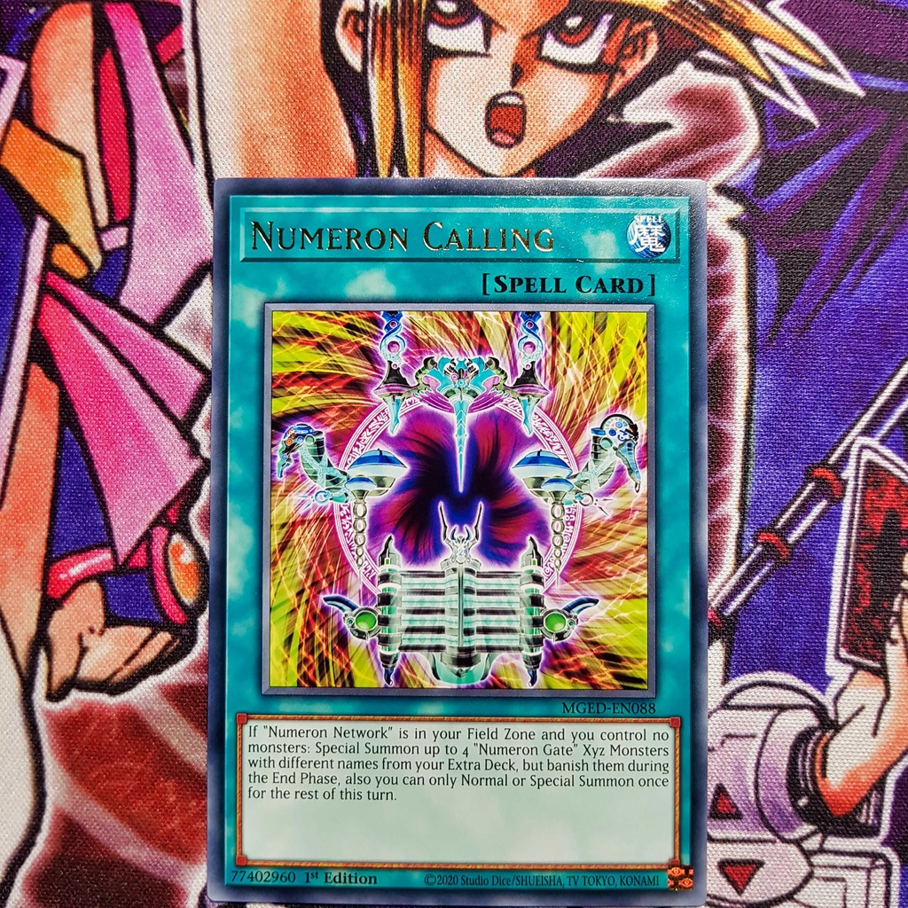 Thẻ bài Yugioh chính hãng | Numeron Calling | MGED Rare | Shopee Việt Nam