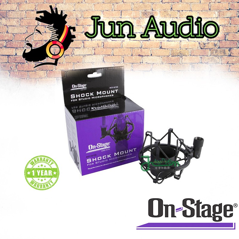 Shock mount micro thu âm On-Stage MY410 (dạng kẹp, cho micro đường kính ...
