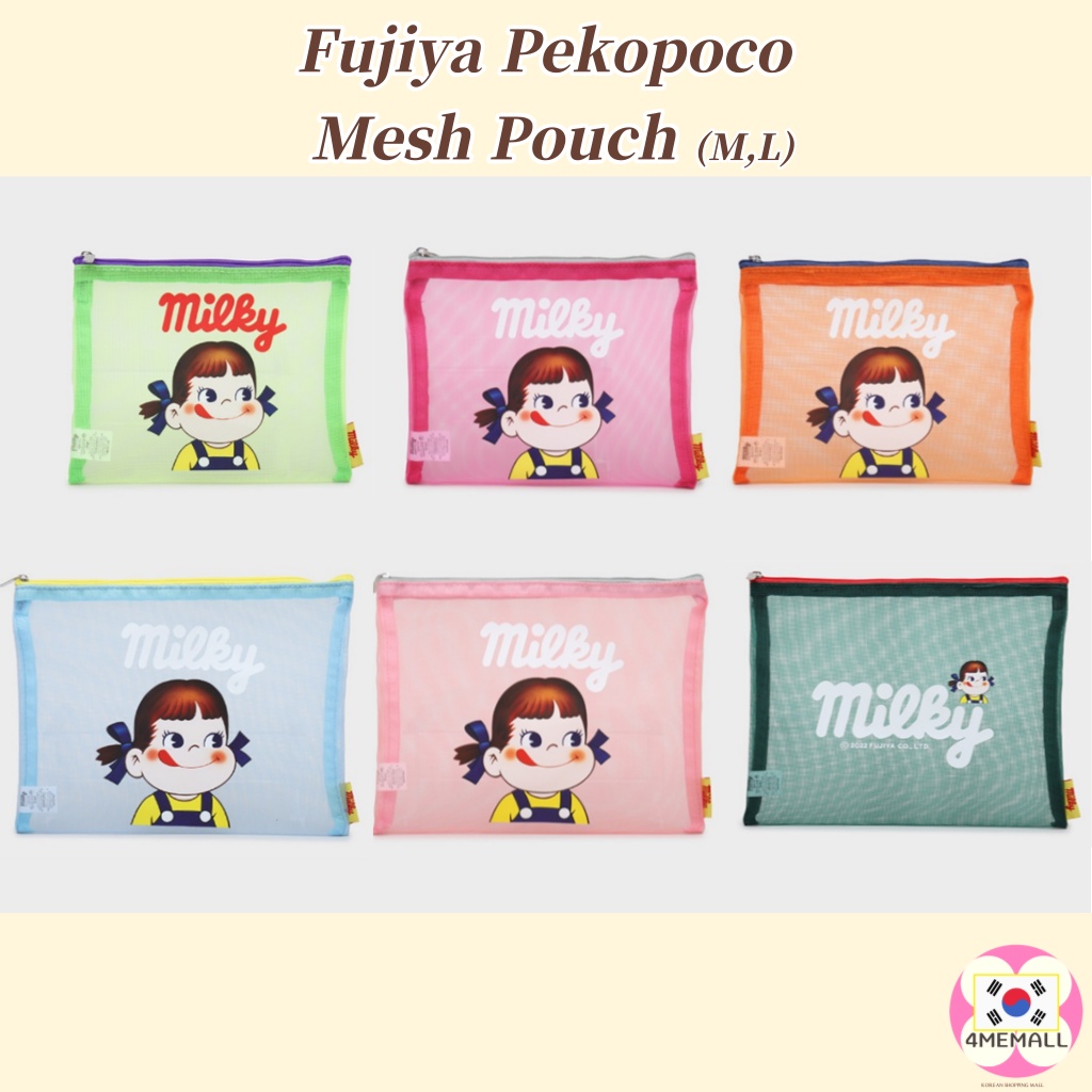 [Daiso Korea] Fujiya Pekopoco Mesh Pouch | Shopee Việt Nam