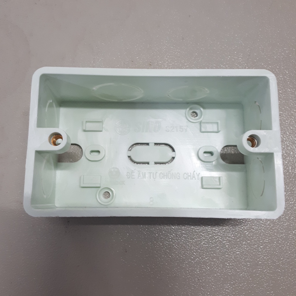 Đế âm chữ nhật chống cháy S2157 - Sino | Shopee Việt Nam