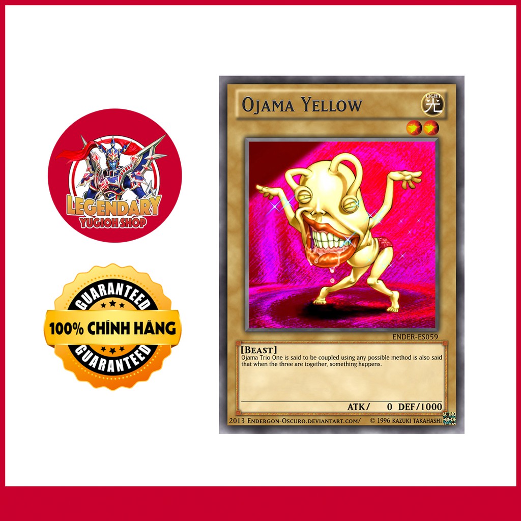 [Thẻ Bài Yugioh Chính Hãng] Ojama Yellow | Shopee Việt Nam