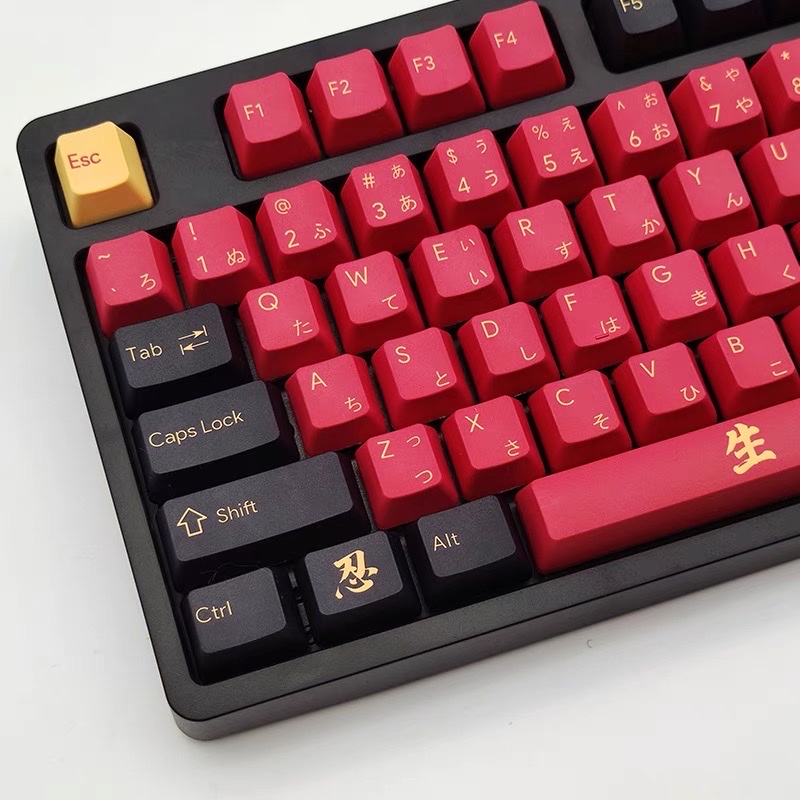 Keycap Red Samurai - nút bàn phím cơ PBT OEM | Shopee Việt Nam